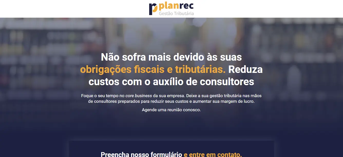 Consultoria Tributária para Depósitos e Conveniências | Planrec